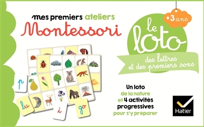 Le loto Montessori des lettres et des premiers sons (Coffret) au ...