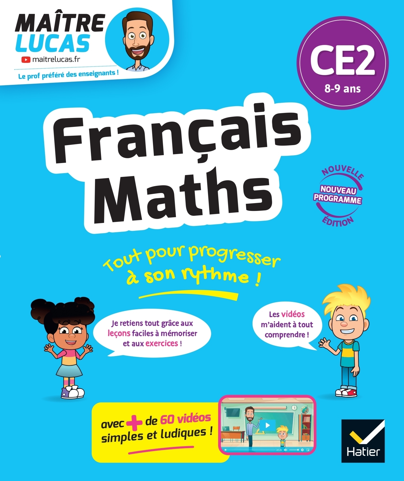 Français et Maths CE2 - Nouveau programme - Cahier de soutien avec des ...