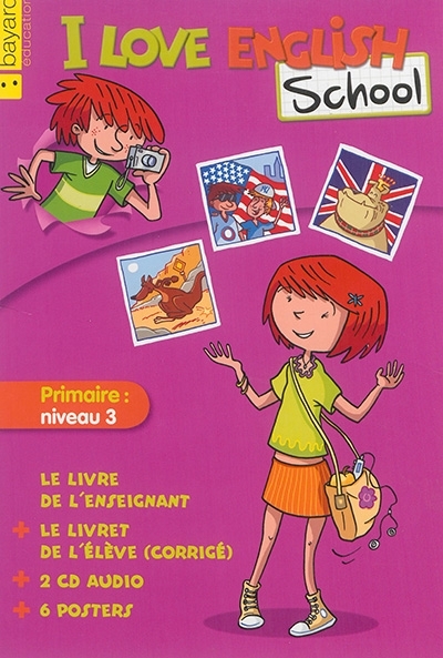 I love English school, primaire niveau 3 (Broché) au meilleur prix | E ...