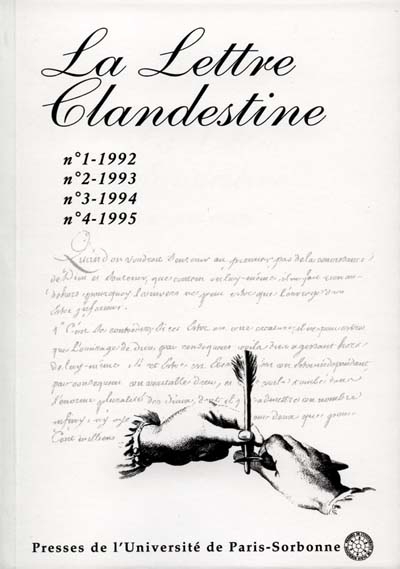 Lettre clandestine 1 à 4 (Revue) au meilleur prix | E.Leclerc