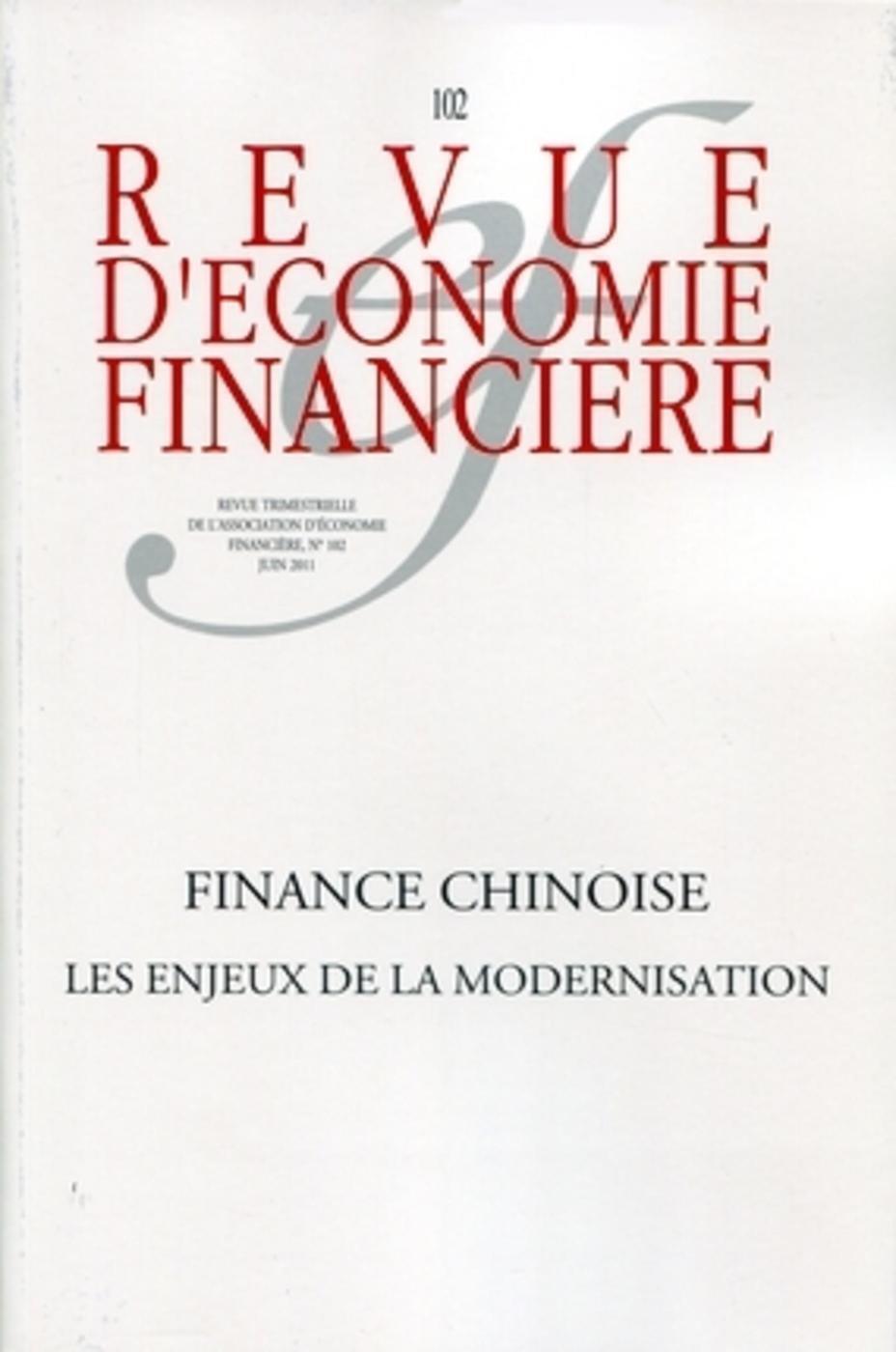 FINANCE CHINOISE. LES ENJEUX ENJEUX DE LA MODERNISATION - LES ENJEUX DE ...