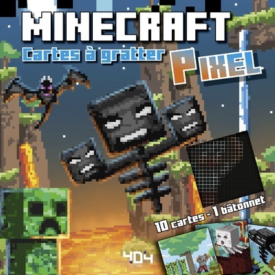 Minecraft - Mes cartes à gratter pixel (Pochette) au meilleur prix | E ...