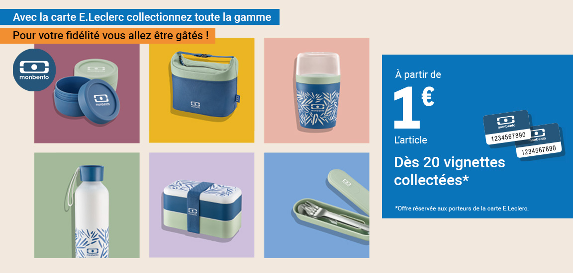 Vignettage Mon Bento | E.Leclerc