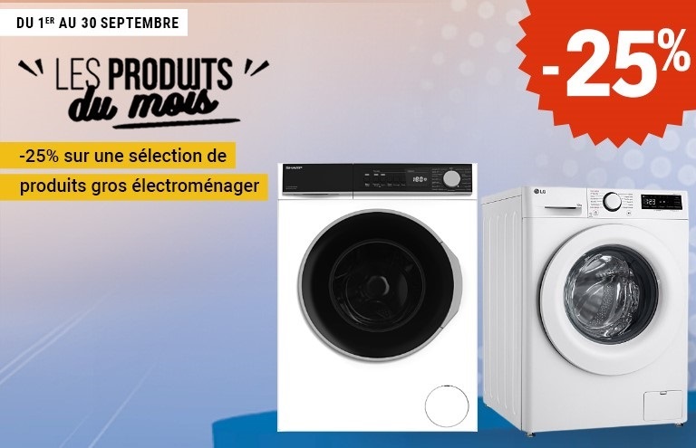 Gros électroménager - achat en ligne et avantage immédiat